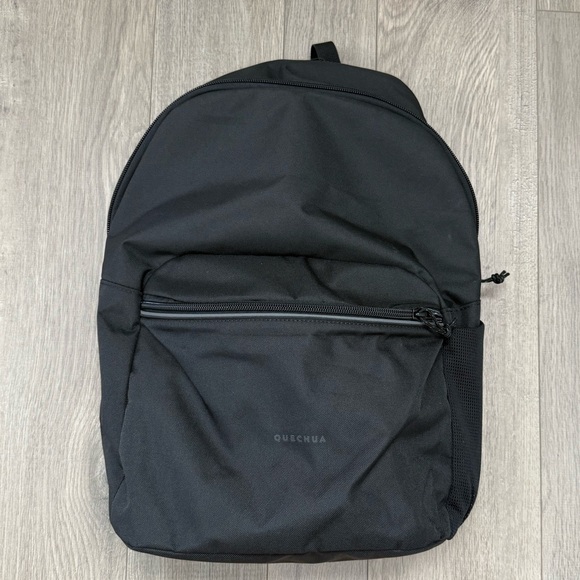 Quechua | Bags | Quechua Classic Black Backpack | Poshmark